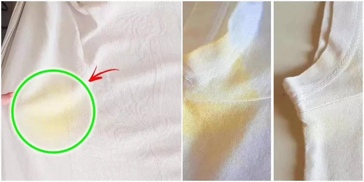 Manchas de sudor mira cómo eliminar el amarillo percudido de la ropa ...