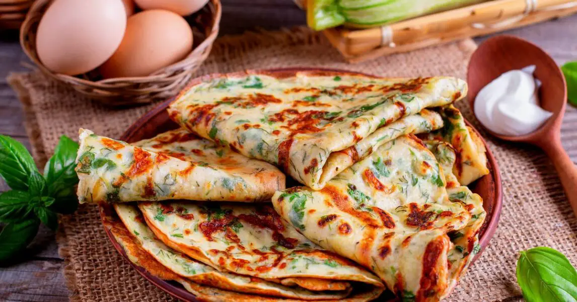 Panqueques de calabacín y queso, sin harina, sin freír y sin gluten