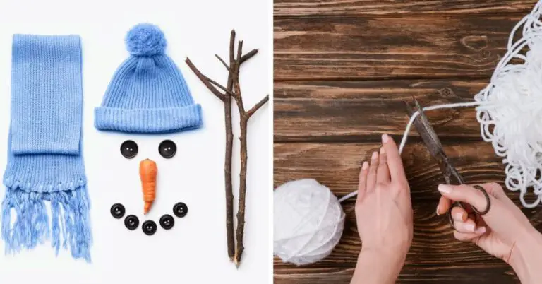 Como hacer un muñeco de nieve grande con material reciclado