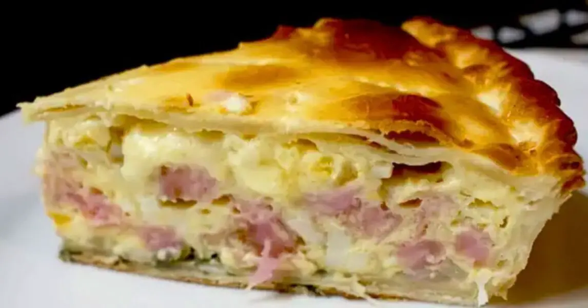 Como hacer tarta rellena de pollo, jamón y queso | Raza Folklorica!