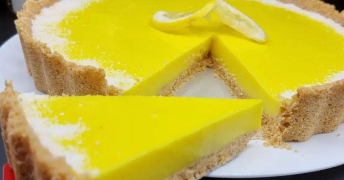 Exquisita tarta fría de limón que no precisa horno | Raza Folklorica!
