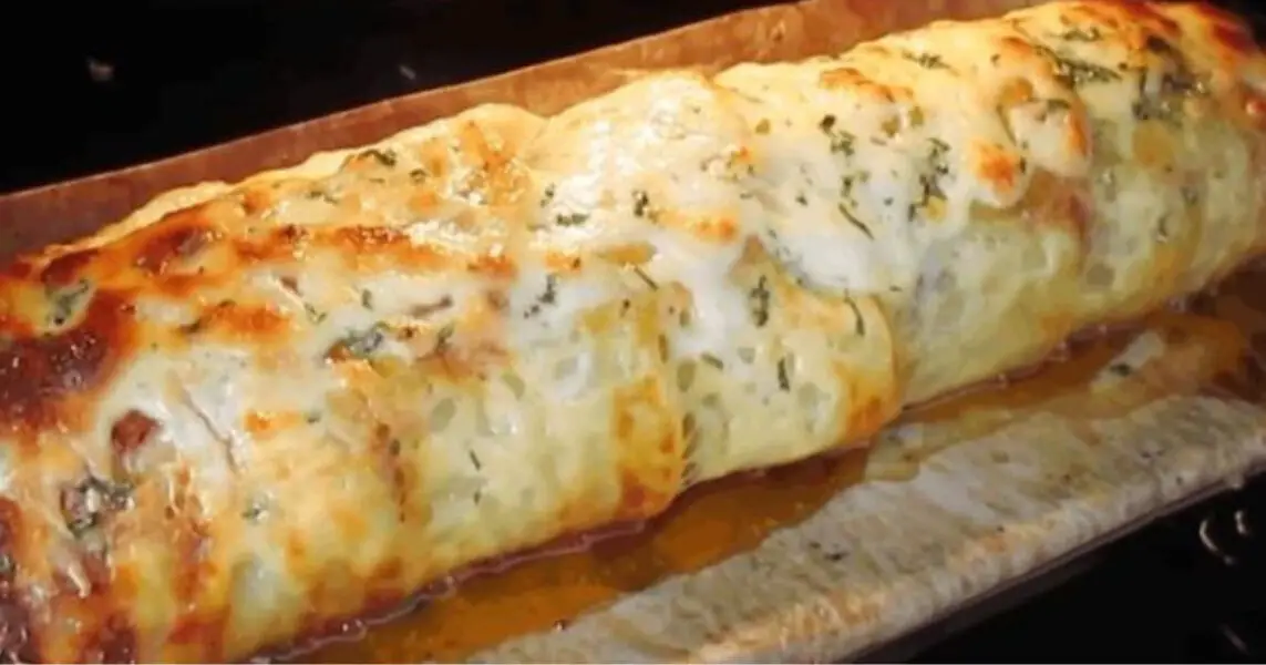 Rollo de queso con carne picada super fácil de preparar