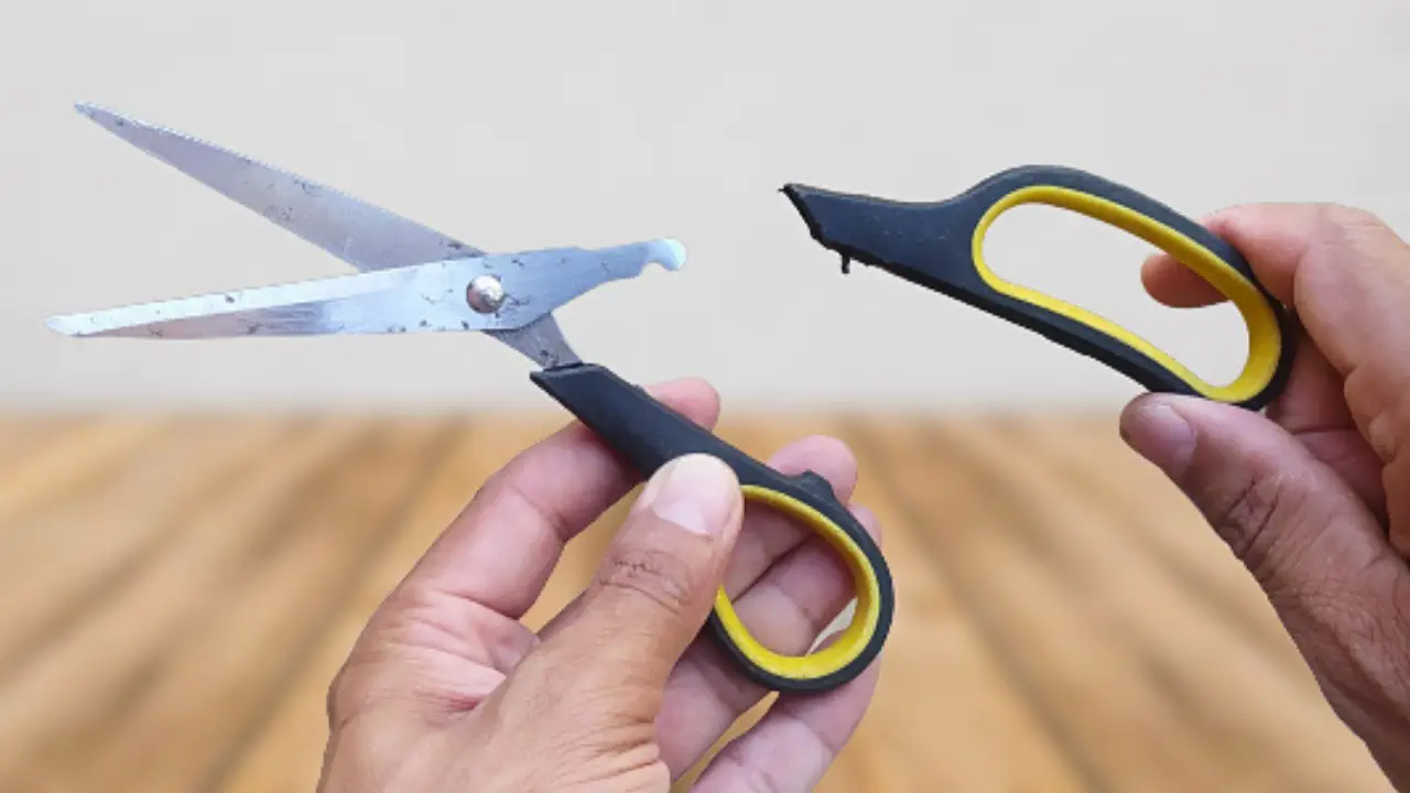 Cómo reparar una tijera con el mango roto en lugar de desecharla | Raza ...