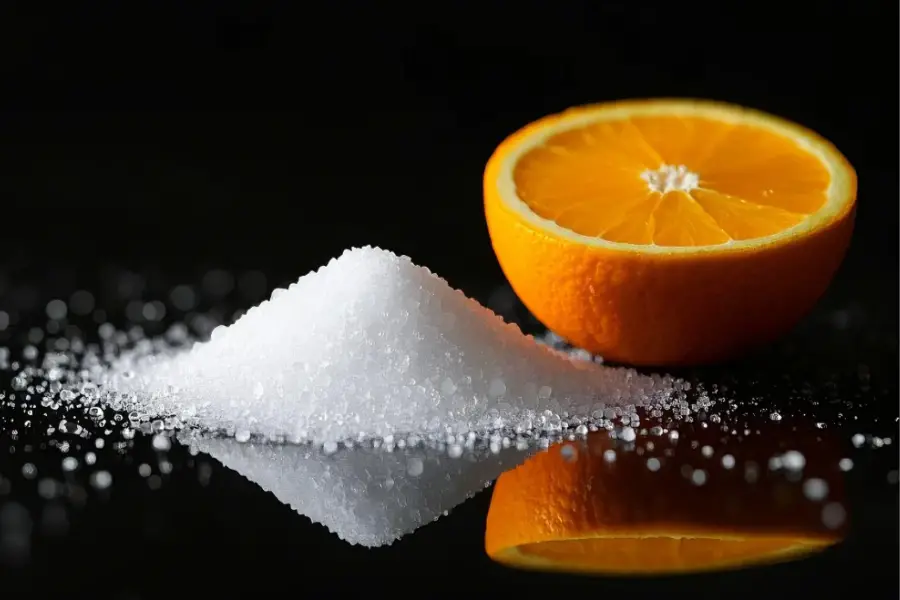 Azúcar y naranja juntos valen oro en casa