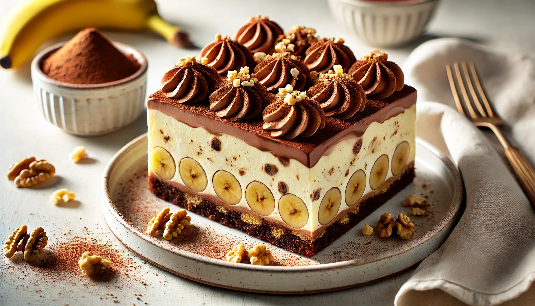 ¡El famoso postre de plátano que vuelve loco al mundo entero! ¡Sin ...