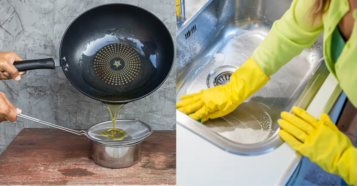 Nunca deberías verter aceite caliente por el desagüe del fregadero, y ...