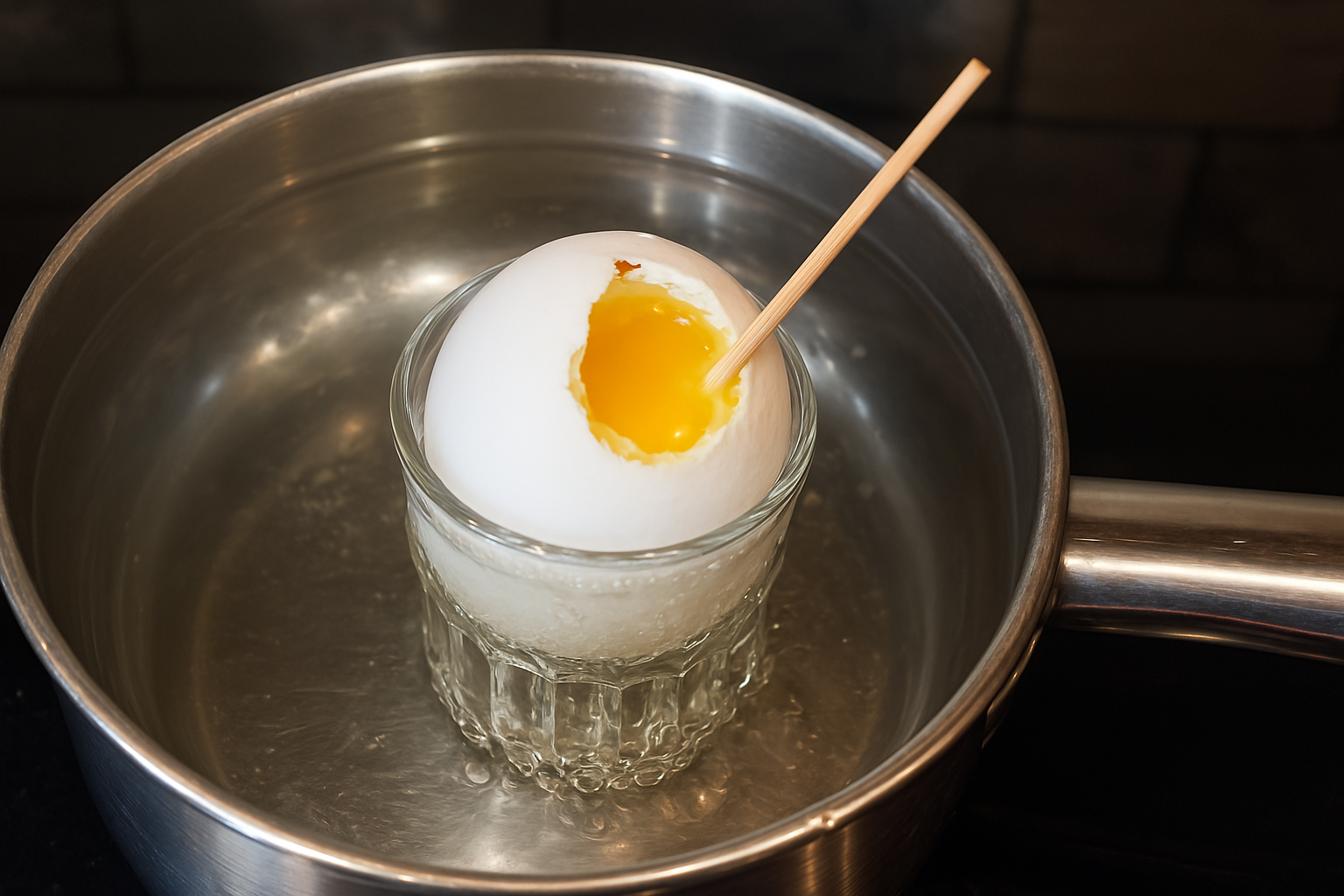 Pon el huevo en un vaso y deja que hierva. El resultado te sorprenderá ...