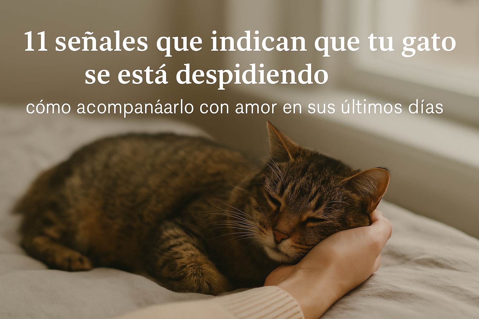 11 señales de que tu gato se está acercando al final de su vida. | Raza Folklorica!