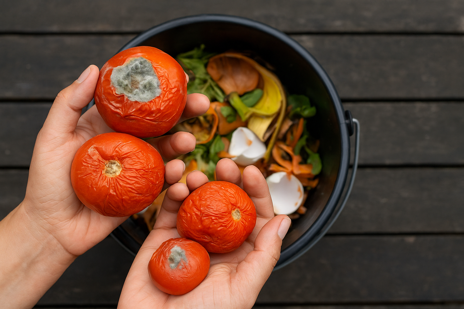 No deseches tomates podridos. ¡Cuanto más podridos, más valiosos ...
