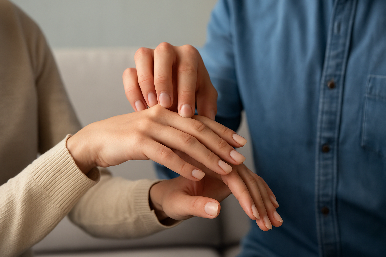Cuando un hombre rasca la mano de una mujer, esto es lo que significa ...