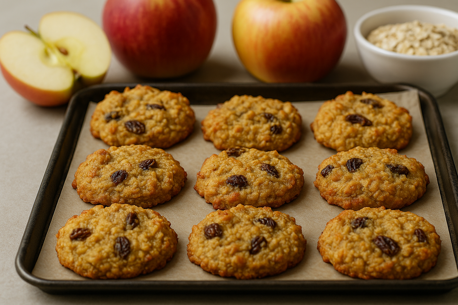 ¡Ni un gramo de azúcar! Galletitas con manzana, sin huevos y sin harina ...