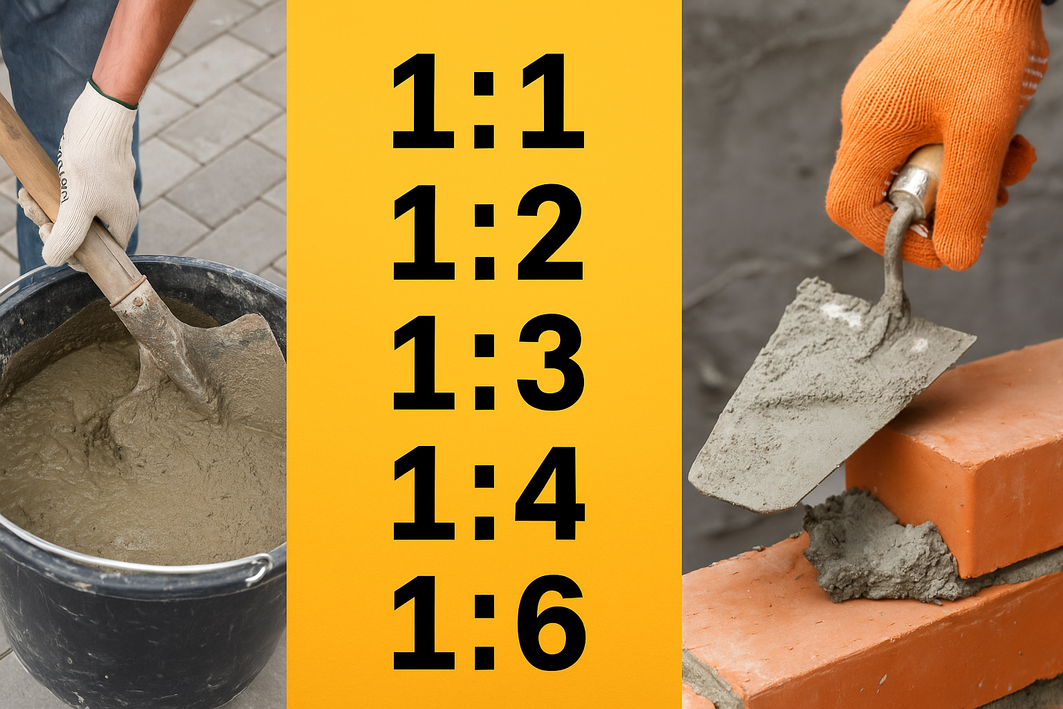 Proporciones de cemento y arena: ¿Qué mezcla se debe usar y dónde ...