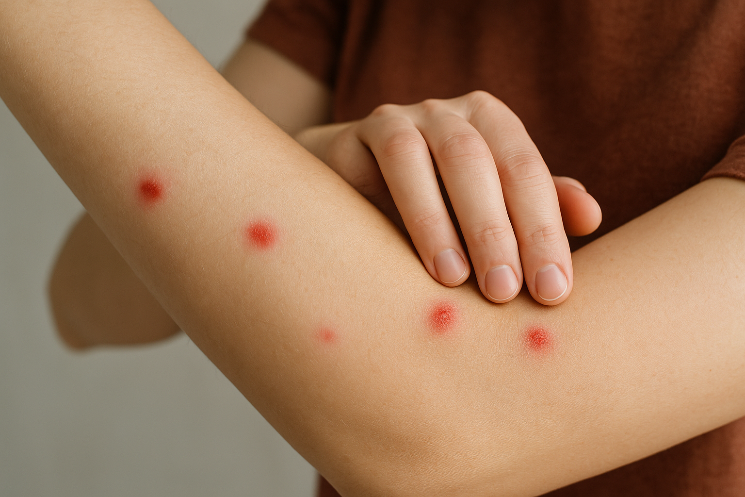 No pases por alto estas pequeñas manchas rojas en tu brazo: podrían ser ...