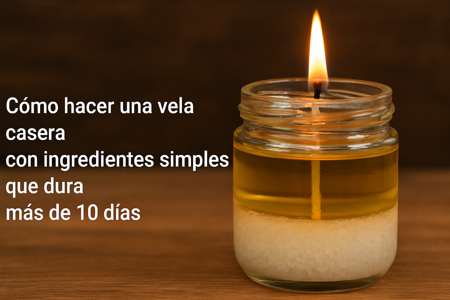 Cómo hacer una vela casera con ingredientes simples que dura más de 10 ...